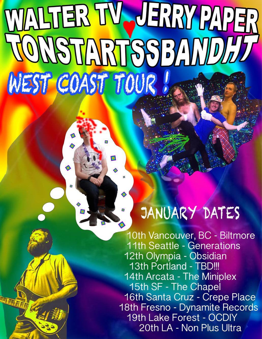 Jerry Paper Tour – Bayonet Records